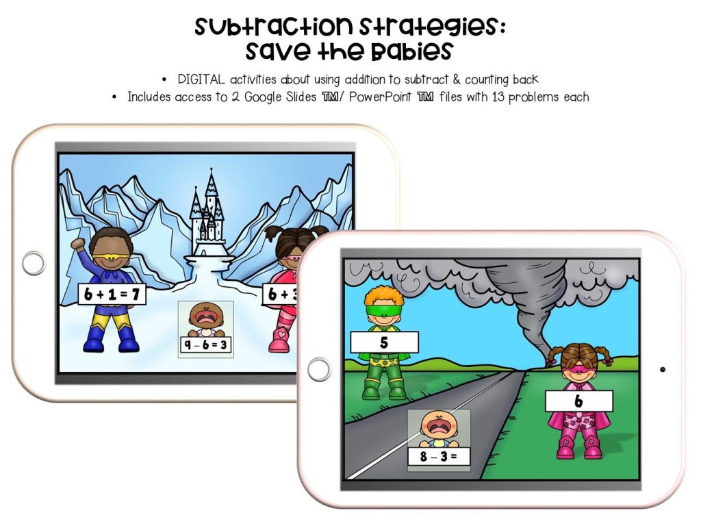 $1 Math Center Spotlight: Save the Babies - Little Owl's Teacher Treats